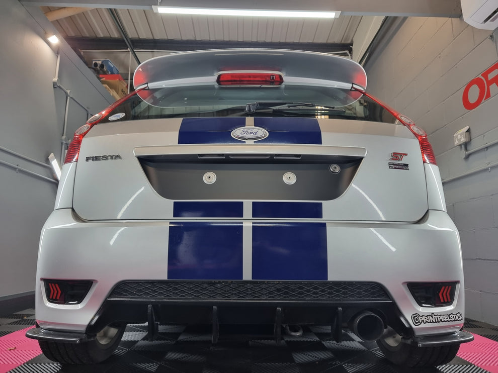 Fiesta Mk6 Rear Licence Plate vinyl Decal – PrintPeel&Stick Ltd
