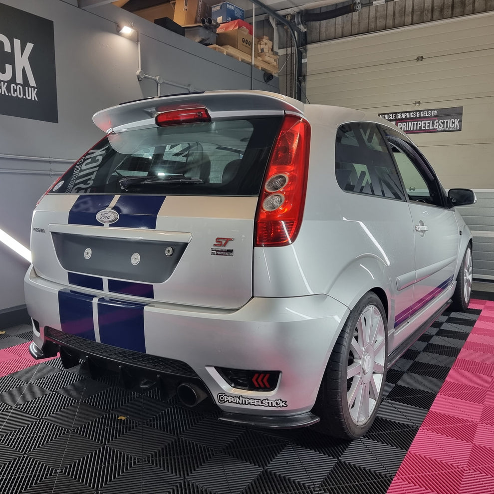 Fiesta Mk6 Rear Licence Plate vinyl Decal – PrintPeel&Stick Ltd