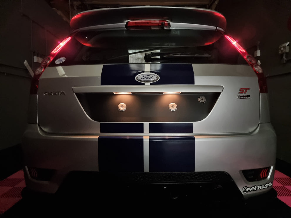 Fiesta Mk6 Rear Licence Plate vinyl Decal – PrintPeel&Stick Ltd