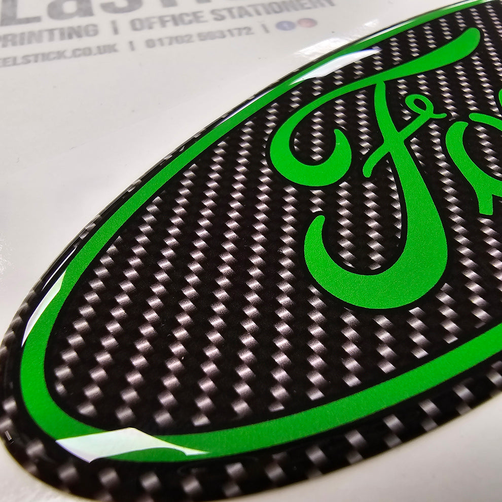 "Oval" Ford Gel Badge Overlays - Mk2 EcoSport – PrintPeel&Stick Ltd