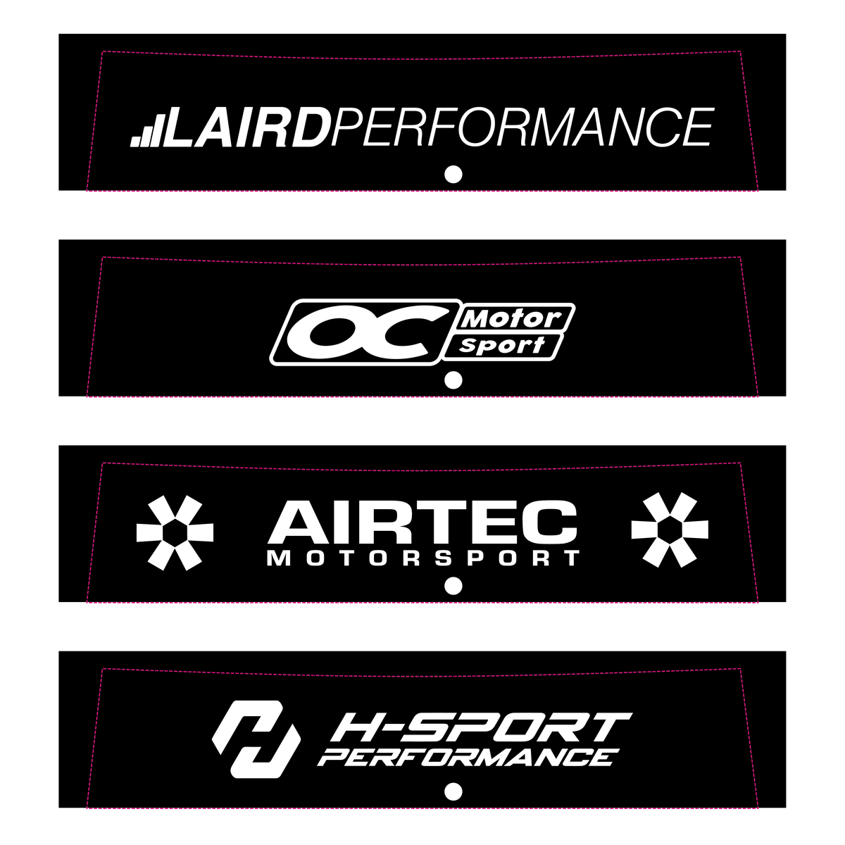 Extra Deep Sunstrip - Cut out logo - Mk8 / Mk8.5 Fiesta & Mk2 Puma ...