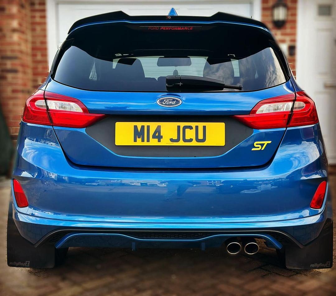 Fiesta Mk8 Rear Licence Plate vinyl Decal – PrintPeel&Stick Ltd