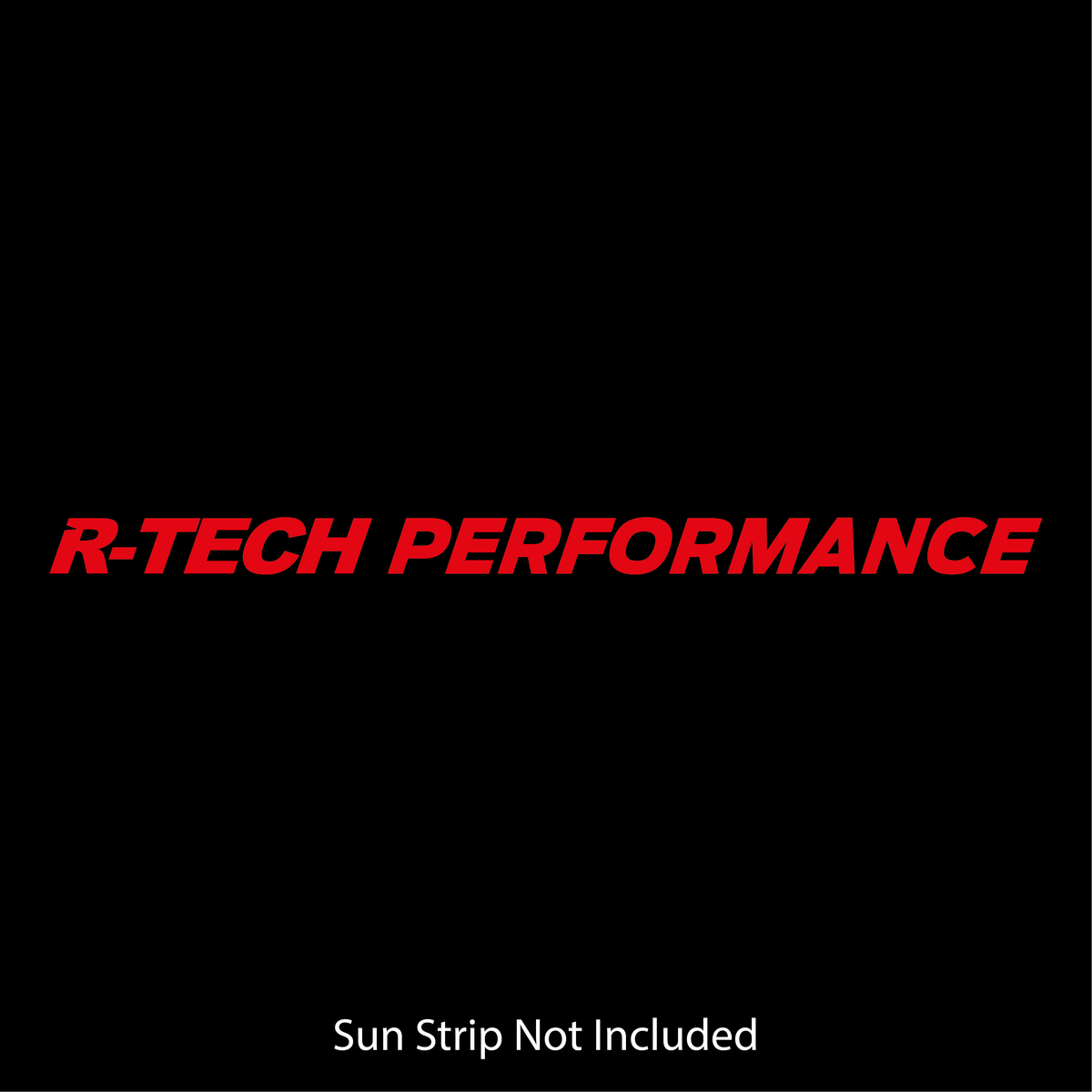 R-Tech Performance Sunstrip Text – PrintPeel&Stick Ltd