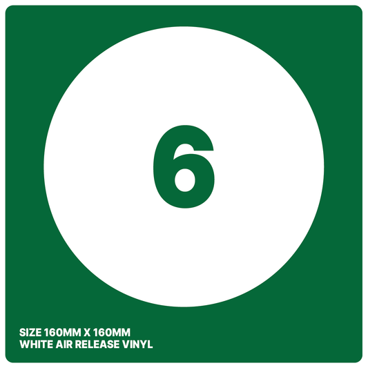 Bin Number Decals – PrintPeel&Stick Ltd