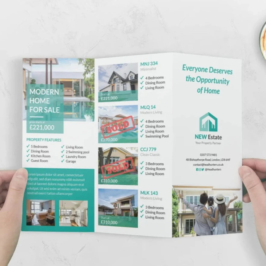 DL Leaflet 170GSM sIlk – PrintPeel&Stick Ltd