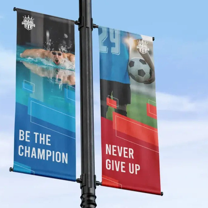 Lamp Post Banners 440gsm PVC - PrintPeel&Stick Ltd