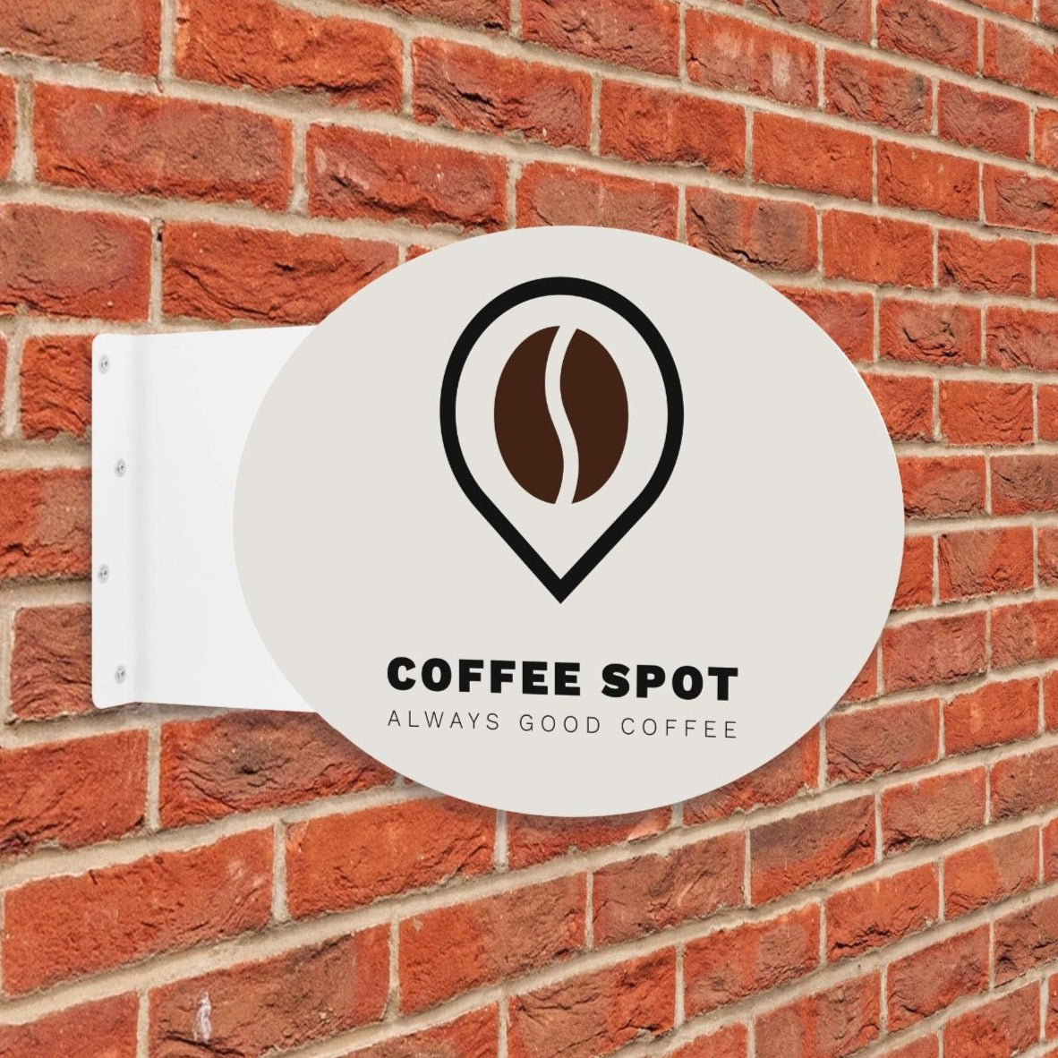 Oval Flange Sign – PrintPeel&Stick Ltd