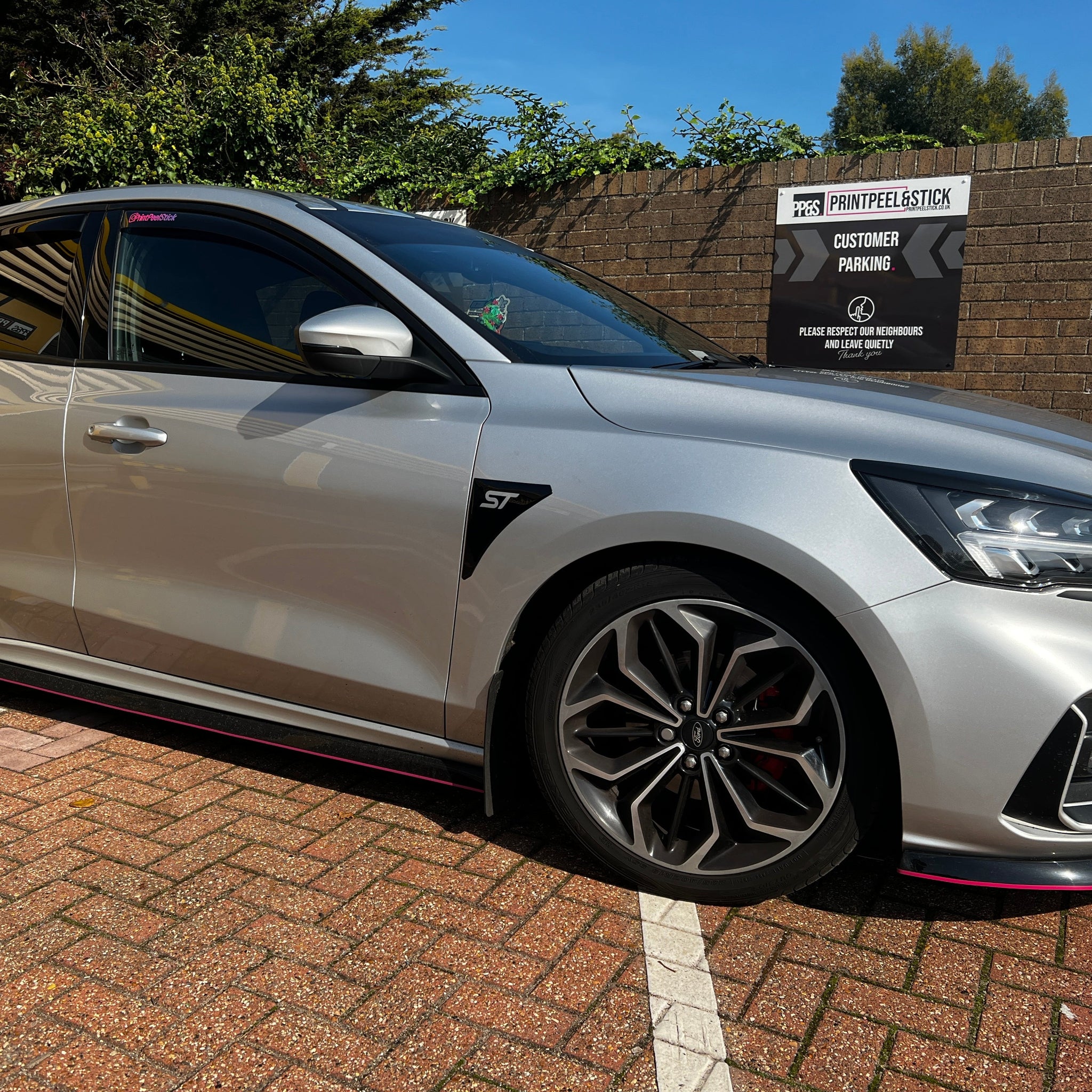 MK4 Focus Wing Gels (cut out logo version) – PrintPeel&Stick Ltd